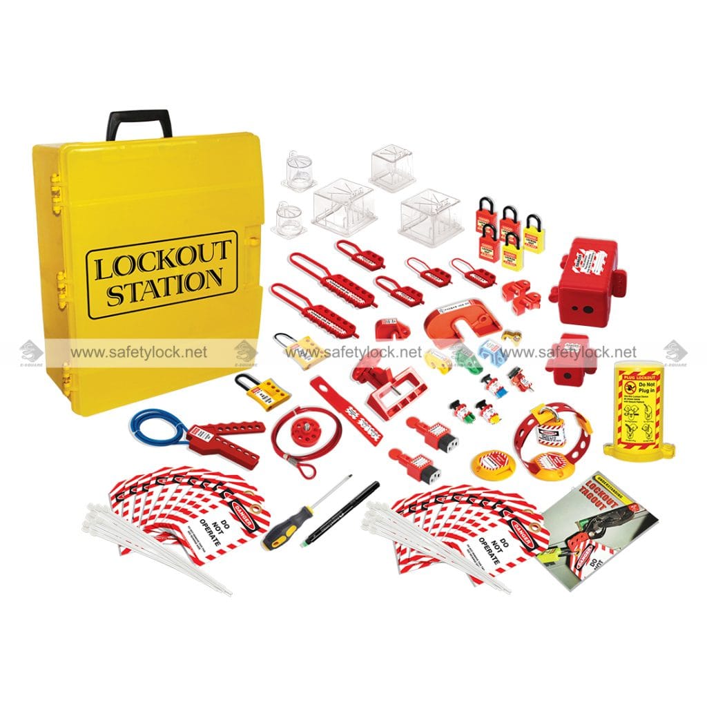 Yellow Portable Lockout Tagout Station | Best LOTO Manufacturer